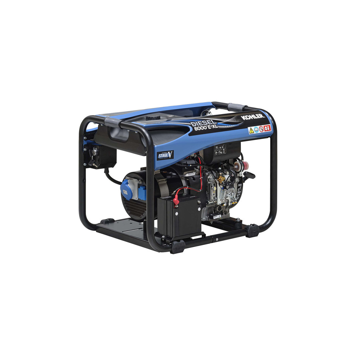 KOHLER-SDMO 6000 E XL C5 - Groupe électrogène Monophasé Diesel